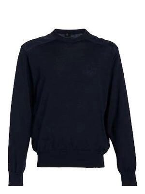Paul & Shark Virgin Wool And Silk Blend Sweater - Blue