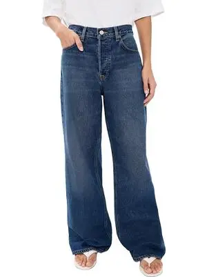 Good American Vintage Low Slung Baggy Jeans - Trace