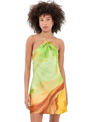 Retrofete Hilary Dress - Pera Brushstroke