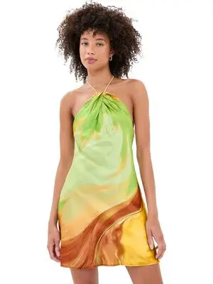 Retrofete Hilary Dress - Pera Brushstroke