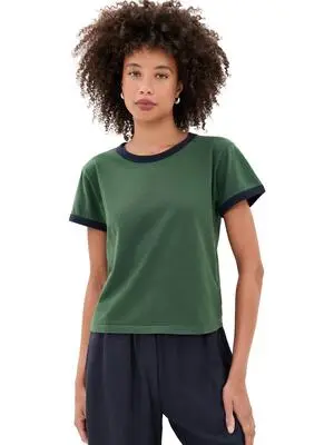 LESET Leset Margo Ringer Tee Juniper/midnight
