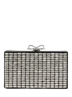 SELF-PORTRAIT Chainmail Clutch - Silver