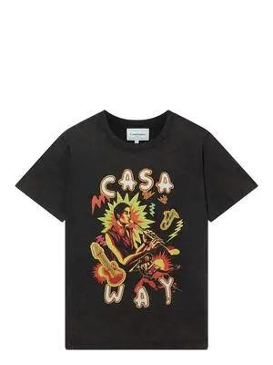 CASABLANCA Casablanca Music For The People Printed T-shirt 'black'