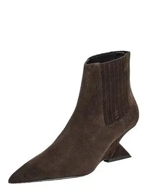 Attico Cheope Ankle Boots - Dark Brown