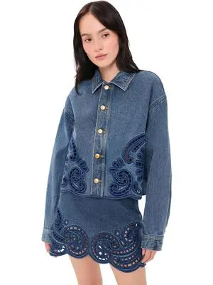 Ulla Johnson The Bobbi Denim Jacket - River