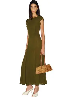 REFORMATION Maelani Dress - Green