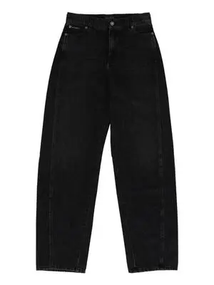 Dolce & Gabbana Dolce Gabbana Logo-plaque Jeans - Black