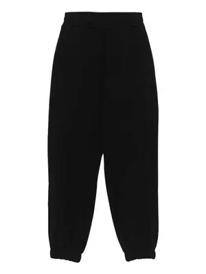 Calvin Klein Cotton Tapered Trousers - Black