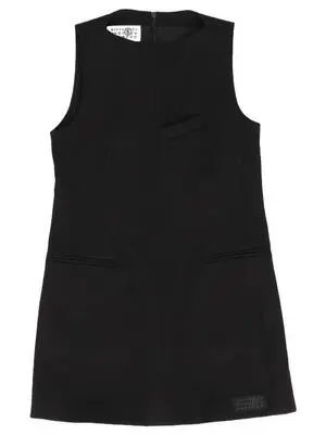MAISON MARGIELA Sleeveless A-line Dress - Black