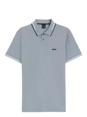 Hugo Boss Collared Short-sleeved Polo Shirt - Grey