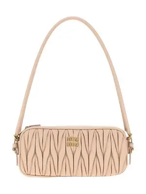 Miu Miu Light Leather Shoulder Bag - Pink