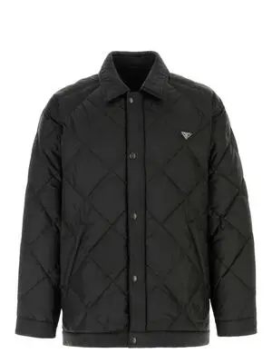 Prada Quilted Down Jacket - Black