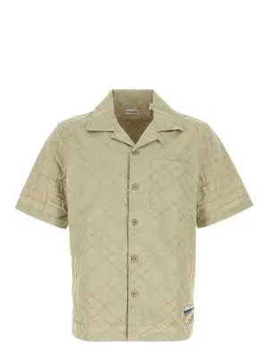 Burberry Khaki Cotton Shirt - Green