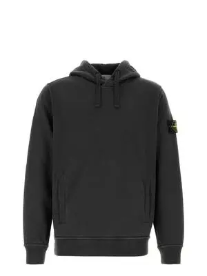 Stone Island Charcoal Cotton Sweatshirt - Gray