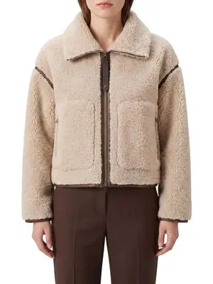 Pinko Fur Coat - White