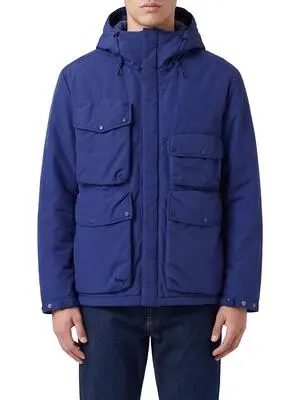 C.P. COMPANY T-flatt Padded Goggle Recycled Nylon Windbreaker - Blue