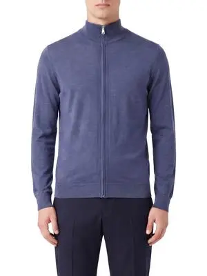 Paul Smith Zip-up Cardigan - Blue