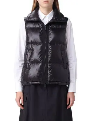 Sacai Hooded Goose Down-padded Nylon Vest - Black