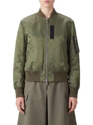 Sacai Nylon Bomber Jacket - Kaki