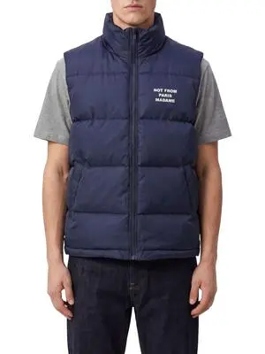 Drole De Monsieur Puffer Vest - Blue
