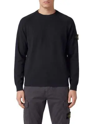 Stone Island Crewneck Pullover - Black