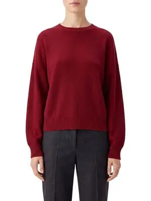 LISA YANG Crew Neck Ribbed Sweater - Lead
