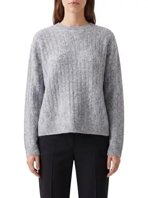 LISA YANG Lisa Yang Ribbed Cashmere And Silk Blend Crewneck Jumper