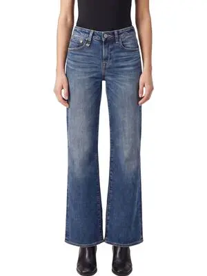 R13 Wide Leg Jeans - Blue