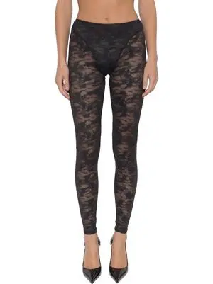 DIESEL® Lace Leggings - Black