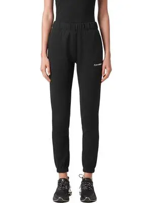 PLEIN SPORT Slim Fit Jersey Jogging Trousers With Elasticated Waist - Black