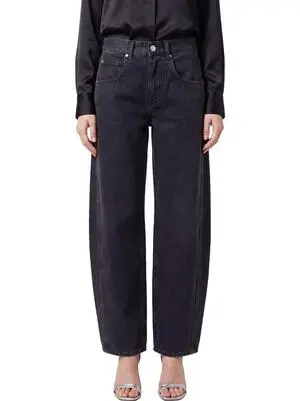 Isabel Marant Étoile Isabel Marant Tailored Wide Leg Jeans Black