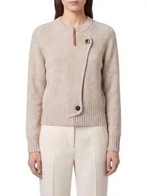 Isabel Marant Étoile Asymmetrical Zip-up Cardigan - Brown