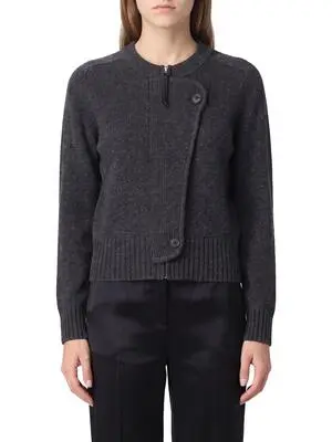 Isabel Marant Étoile Asymmetrical Zip-up Cardigan - Grey