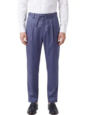 Herno Tailored Drawstring Trousers - Navy