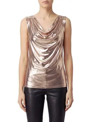 COLLINI MILANO 1937 COLLINI MILANO 1937 Selena Lamé Top