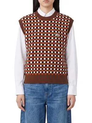 GOLDEN GOOSE Golden Goose Checked Knit Vest
