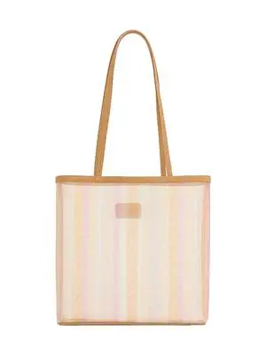 MANSUR GAVRIEL Filo Stripe Mesh Tote - Sunset Multi