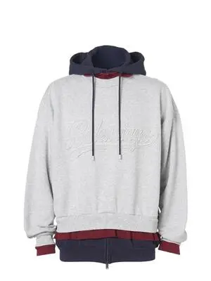 Balenciaga Layered Crewneck Heather - Grey