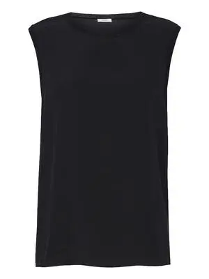 JOSEPH Bley Silk Crêpe Top - Black