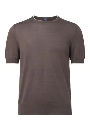 FEDELI Fedeli Knitted Linen And Cotton Sweater