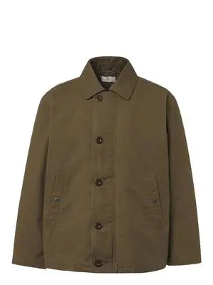 THE ROW Rafi Cotton Jacket - Brown