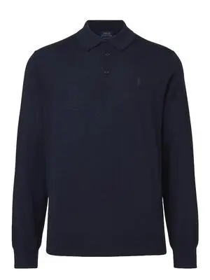 Polo Ralph Lauren Wool Polo Sweater - Blue
