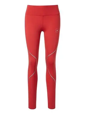 Adidas By Stella McCartney Logo Jersey Leggings - Red