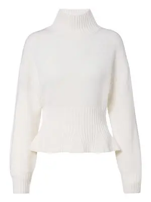 Jardin Des Orangers Wool And Cashmere Mockneck Sweater - White