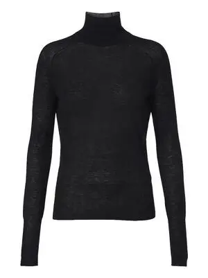 JOSEPH Yara Cashmere High Neck Sweater - Black