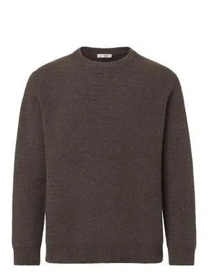THE ROW Cashmere And Wool Crewneck Sweater - Brown