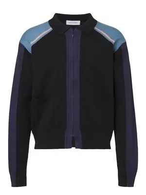 KIKO KOSTADINOV Munno Cotton Zip-up Cardigan - Black