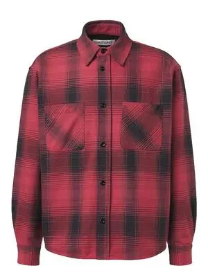 Our Legacy Checked Cotton Shirt - Red