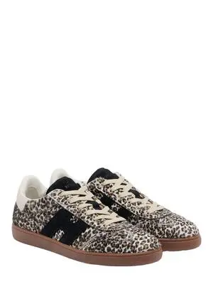 Hogan Printed Calf Hair Sneakers - Brown