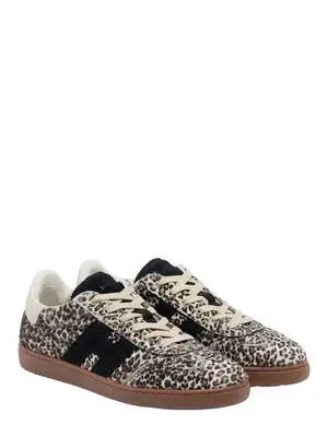 Hogan Printed Calf Hair Sneakers - Brown